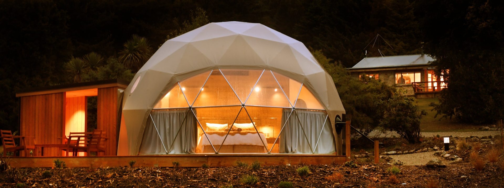Winner of Best New Build for Unique Geodome Project - Cross Hill